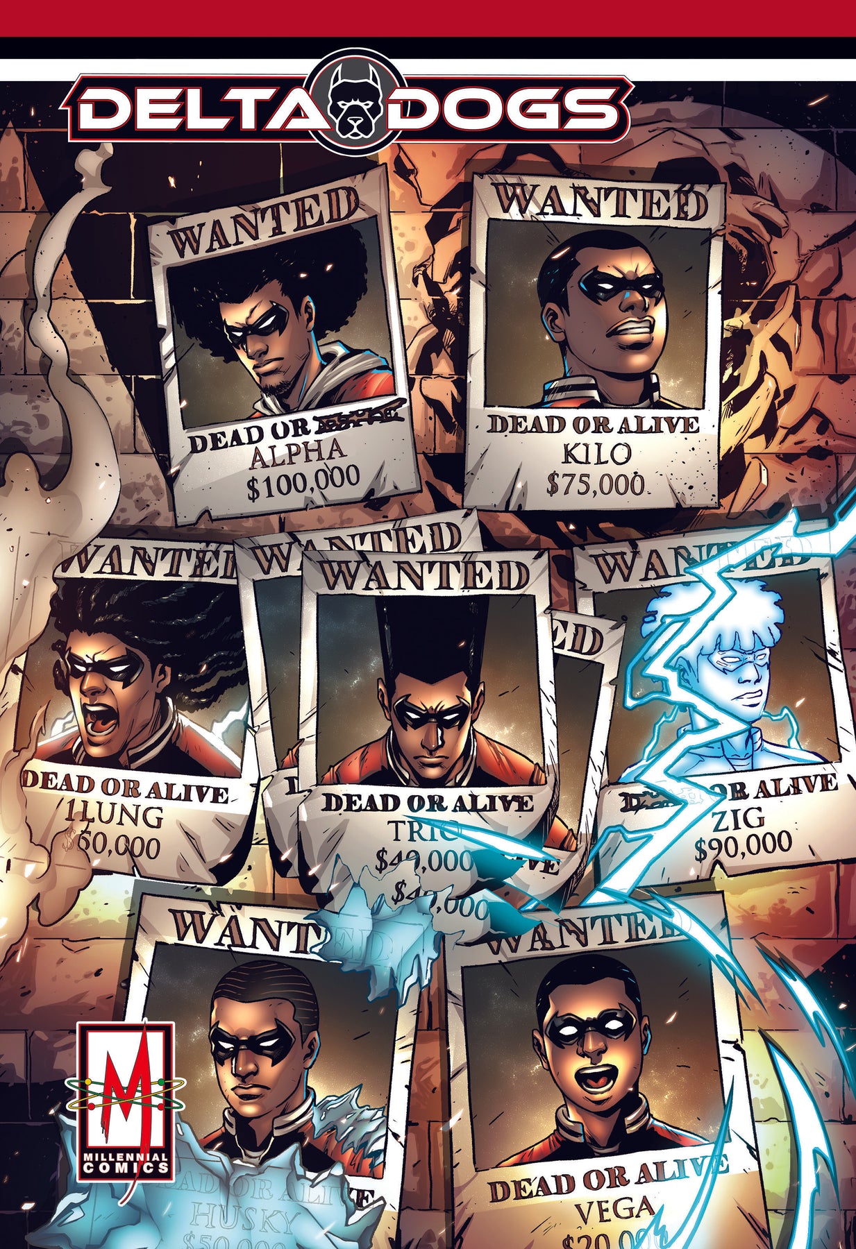 Delta Dogs Ultimate Bundle(Vol 1-4)(NEW)(BEST SELLER) – Millennial Comics